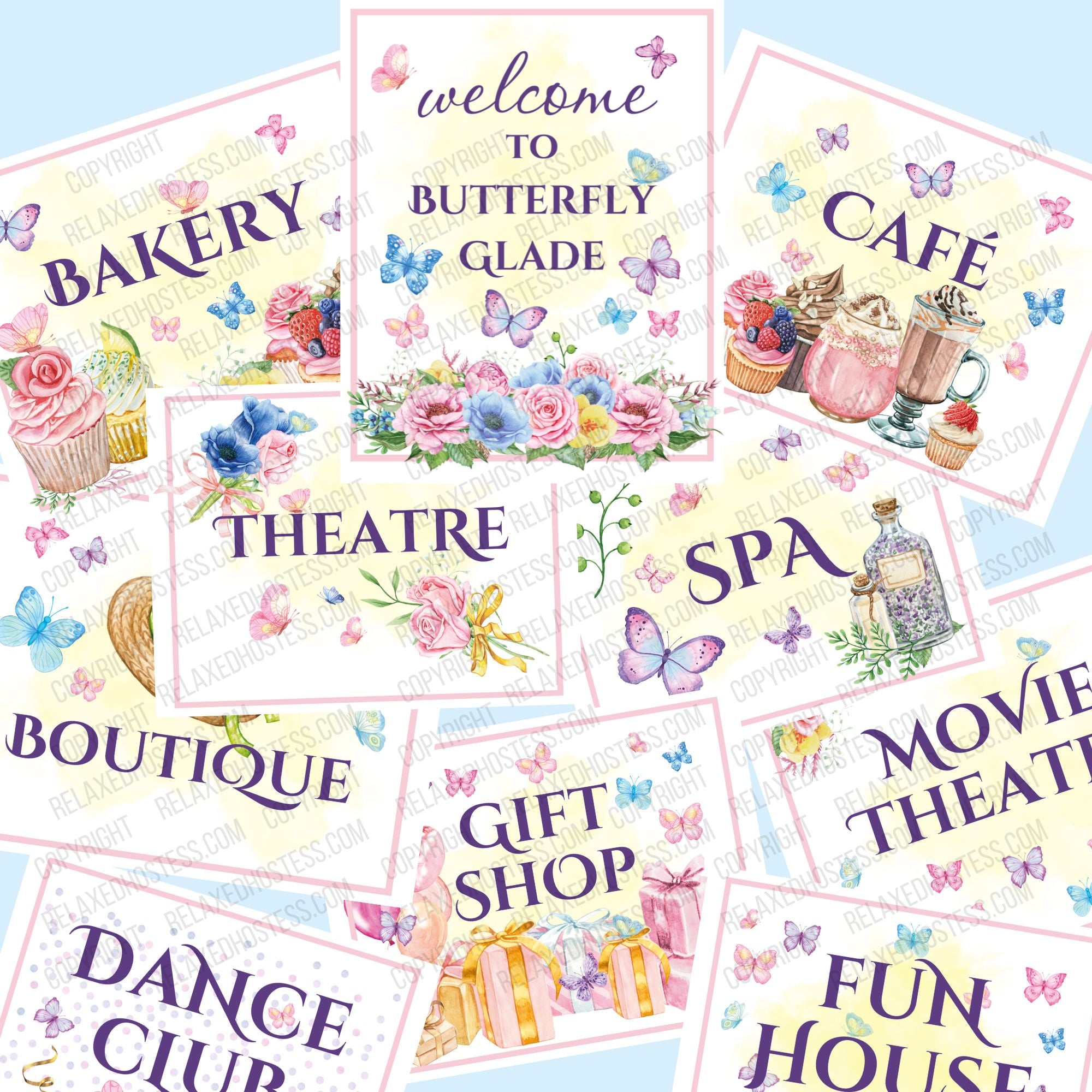 Butterfly Birthday Party Games Butterfly 1st Birthday Pink And