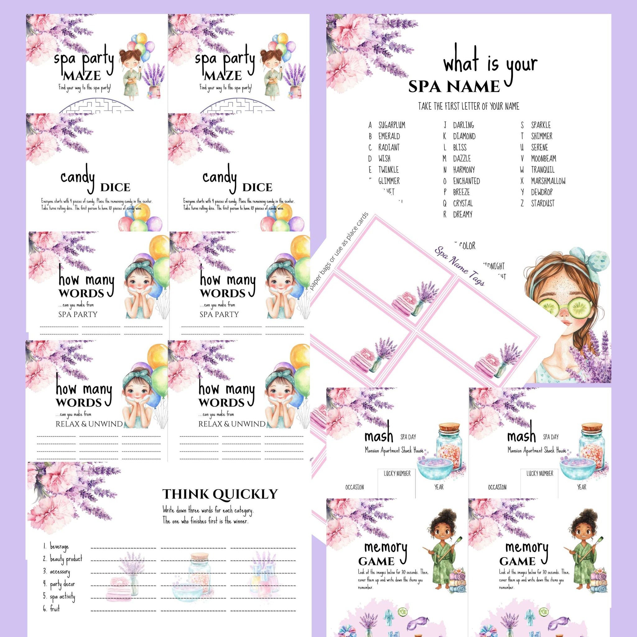 19 Fun Spa Party Games for Tweens – Relaxed Hostess