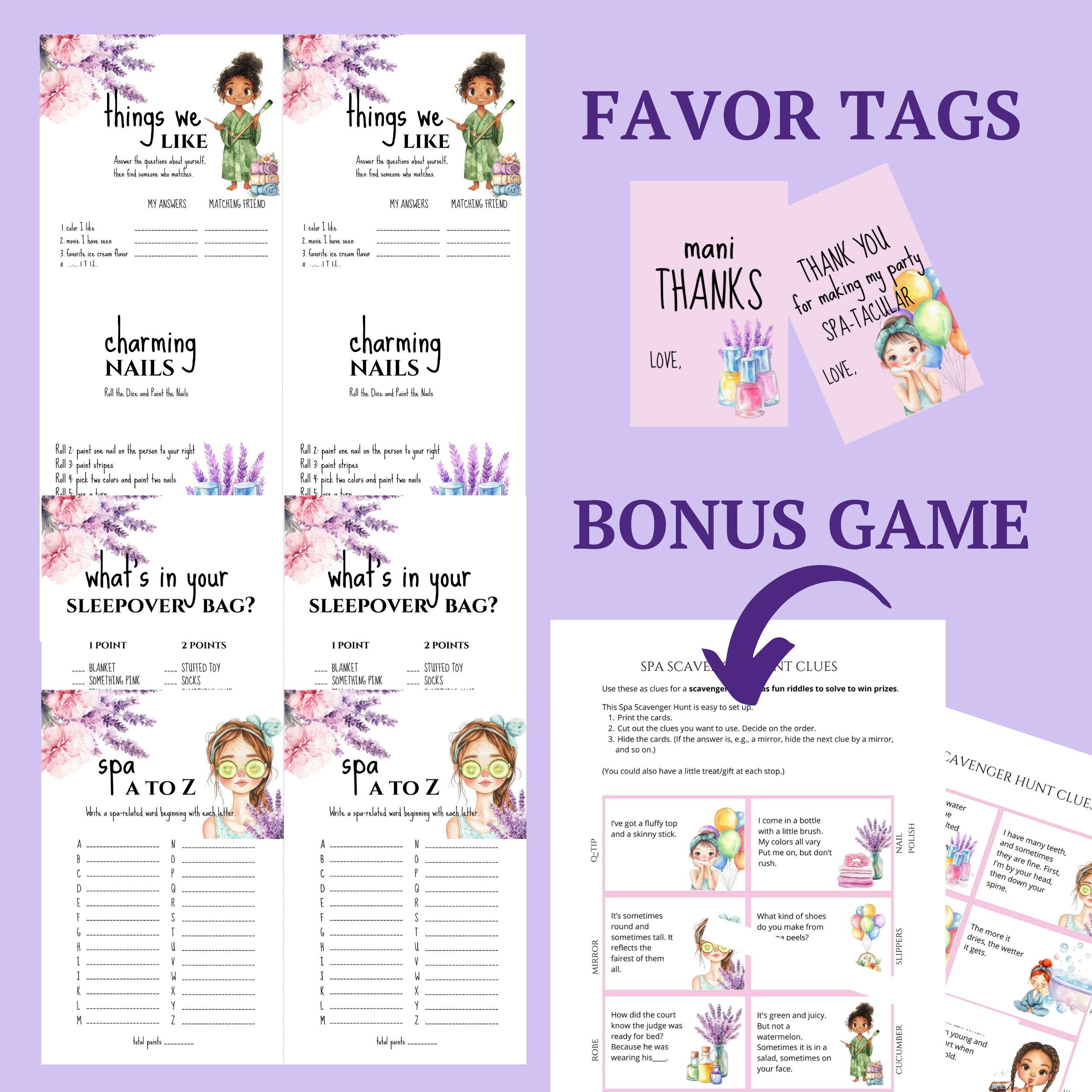 19 Fun Spa Party Games for Tweens – Relaxed Hostess